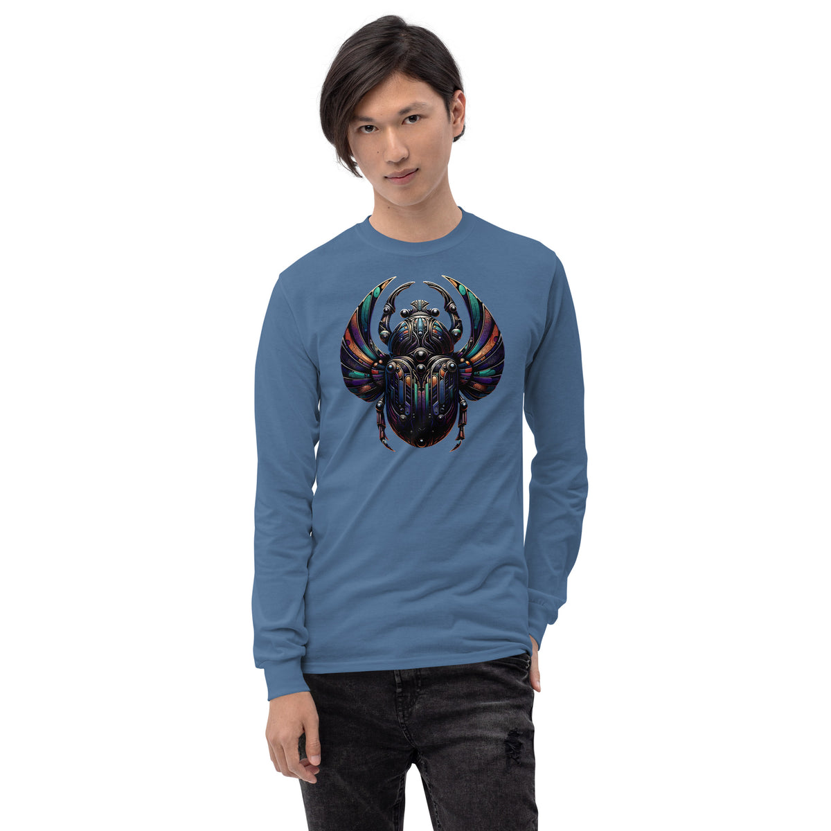Mechanical Scarab Beetle Occult Symbol Long Sleeve Shirt – Edge of Life ...