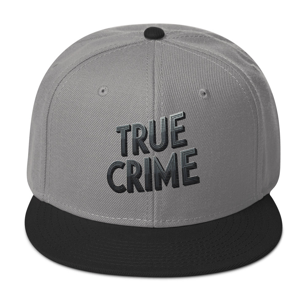 Detective Style True Crime Snapback Hat – Embroidered Flat Bill Cap, H ...