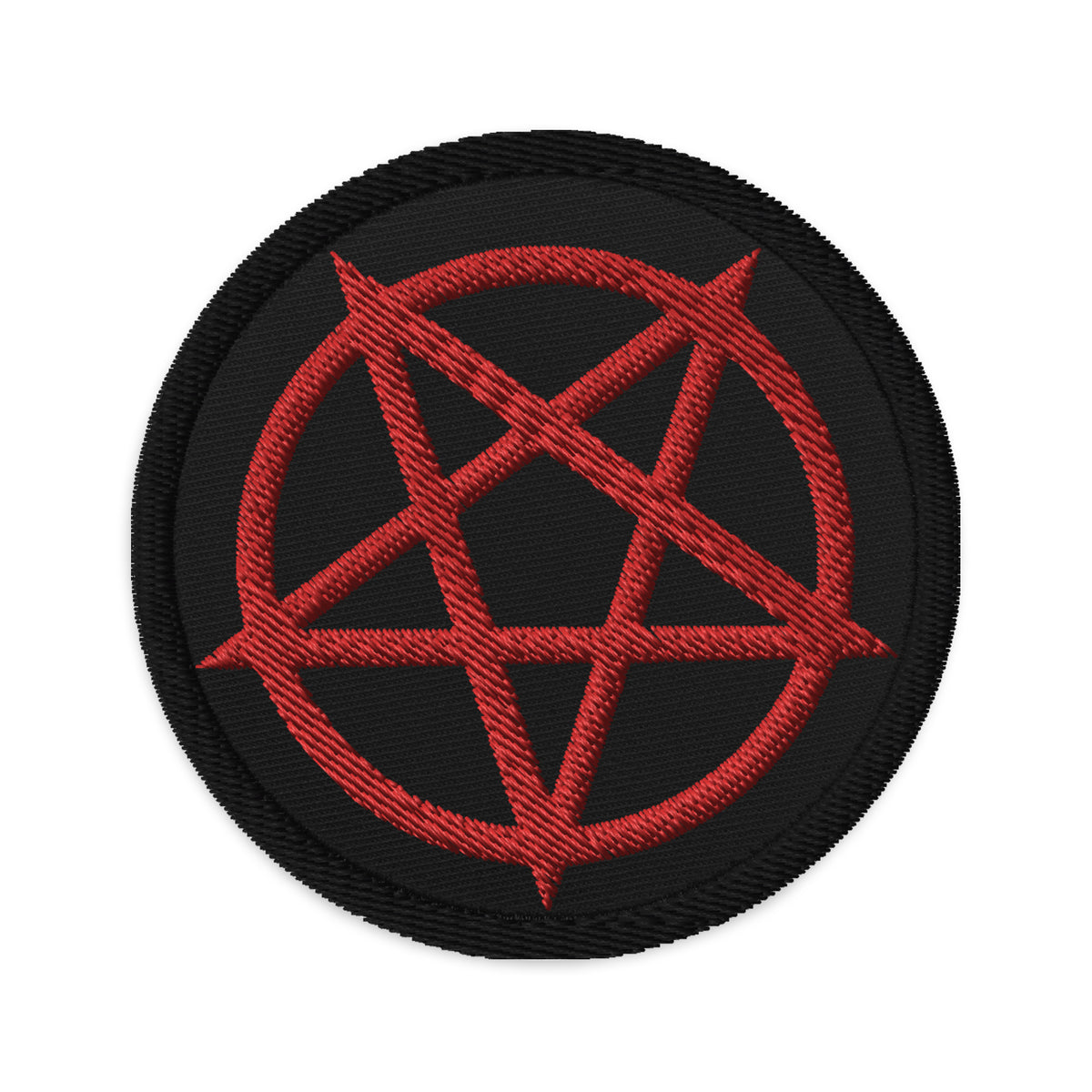 Inverted Pentagram Occult Symbol Embroidered Patch Evil – Edge of Life ...